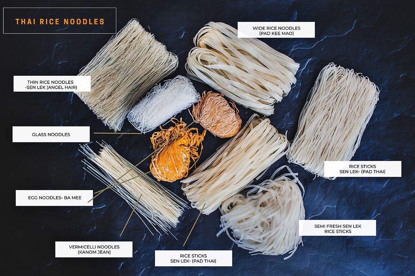 What is a substitute for rice noodles?