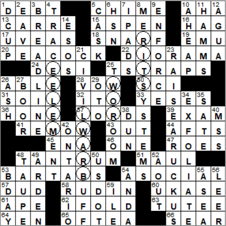 What is a sycophant crossword clue?