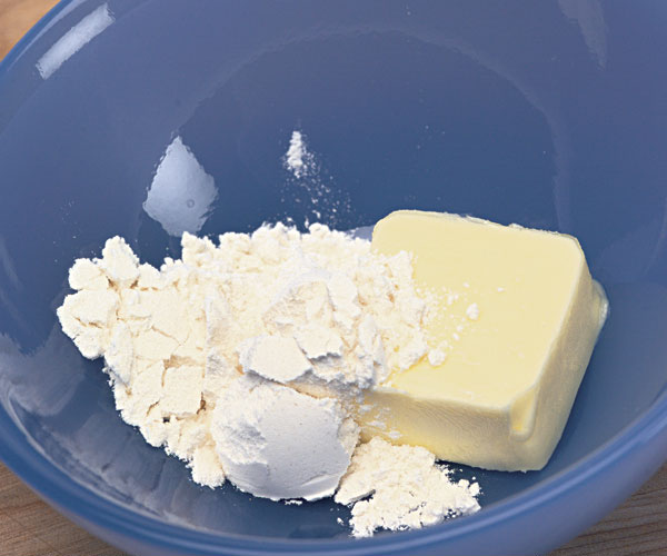 What is a thickening mixture of butter and flour?