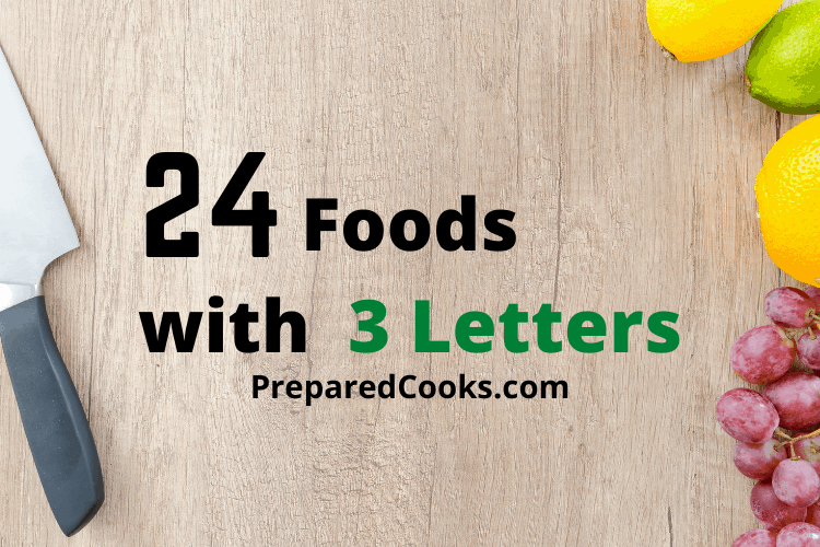 What is a three letter word for food?
