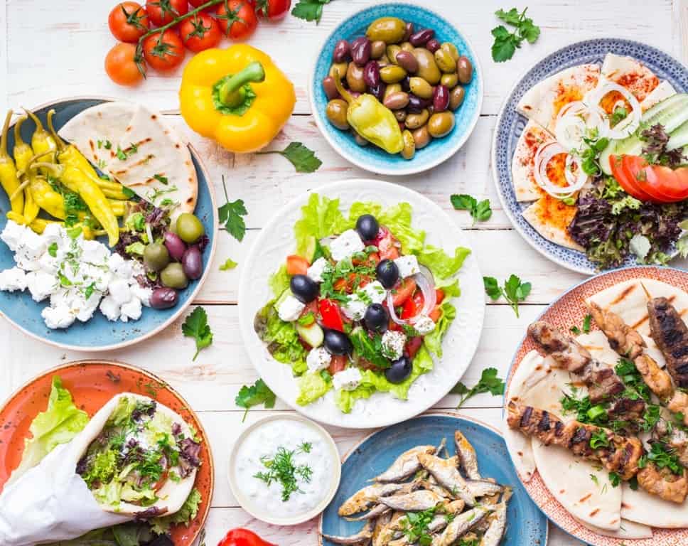 What is a typical Greek meal?