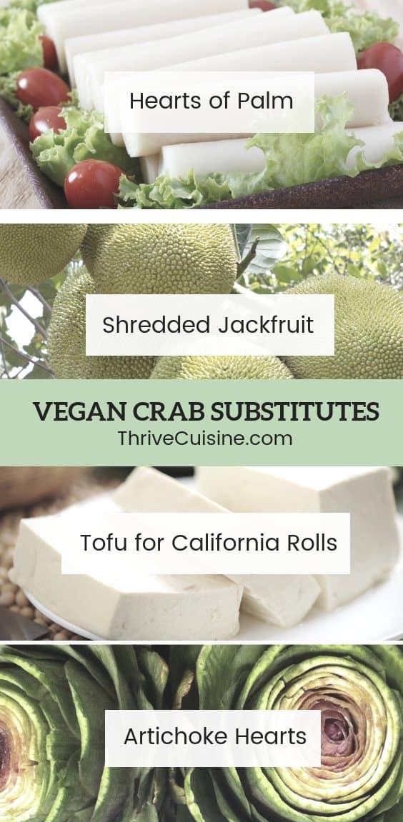What is a vegan substitute for crab meat?