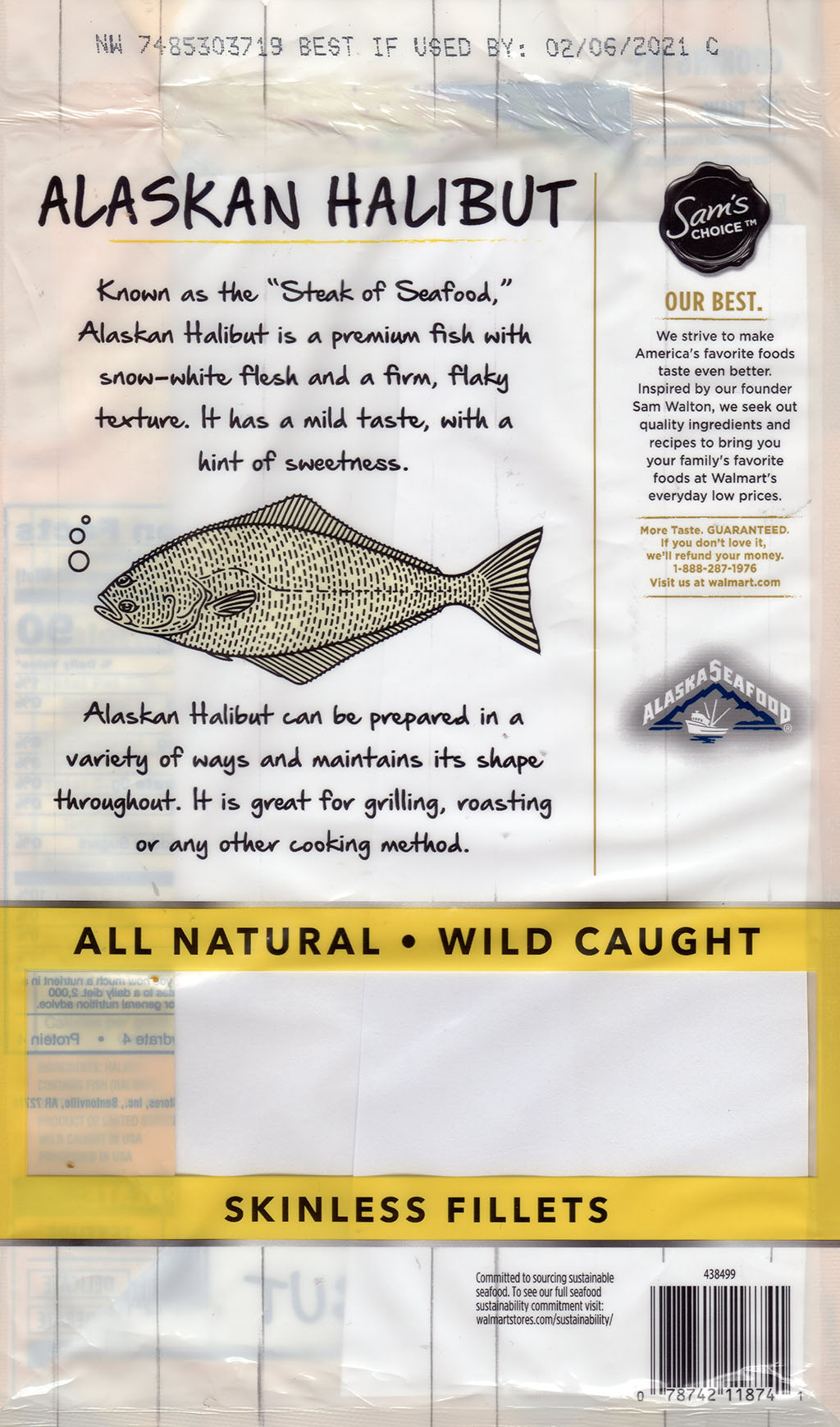 What is an Alaskan halibut pack?