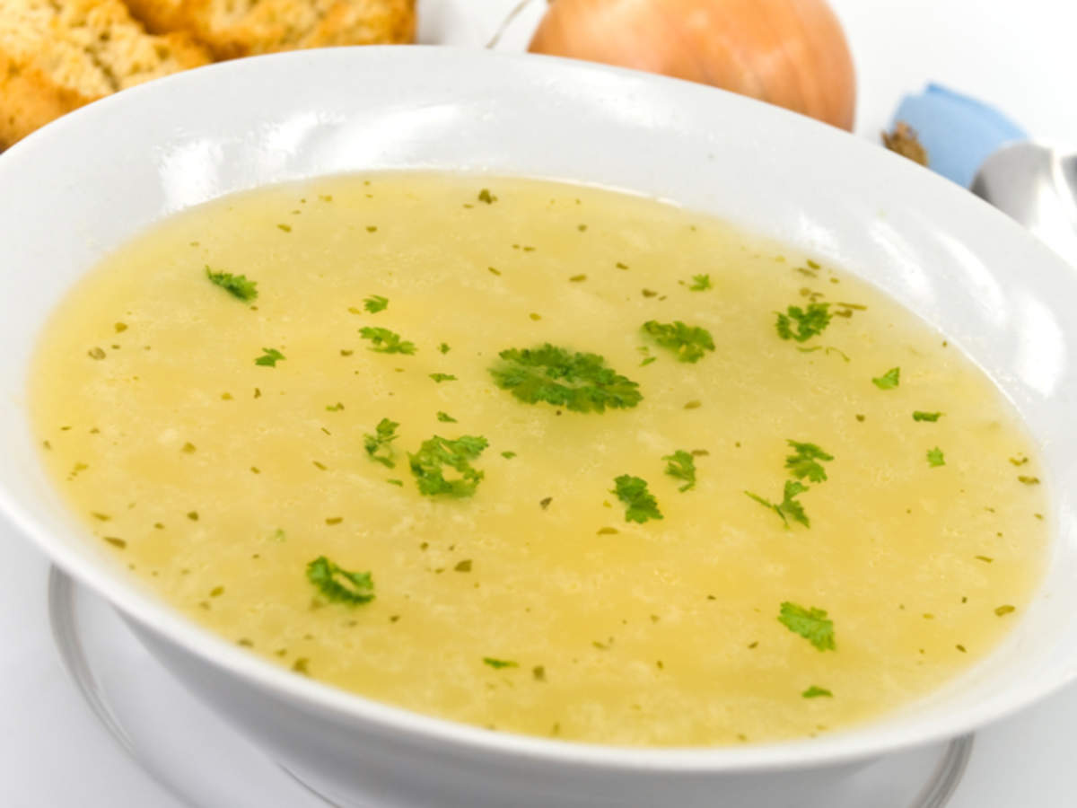 What is an example of a clear soup?