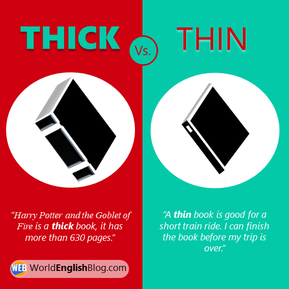 What is an example of thin?