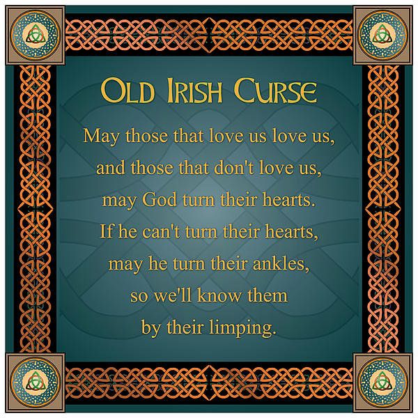 What is an Irish curse?