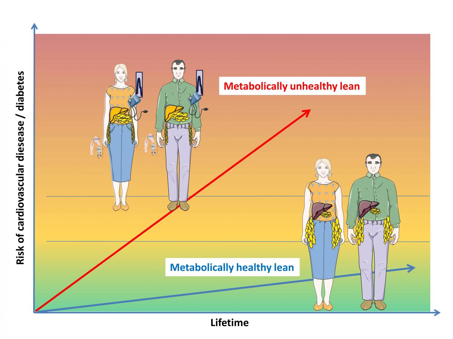 What is an unhealthy metabolism?