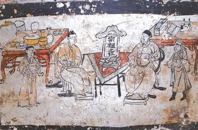 What is ancestor worship in ancient China?