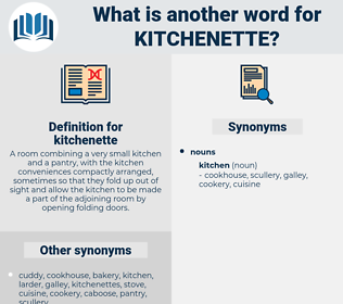What is another name for a kitchenette?