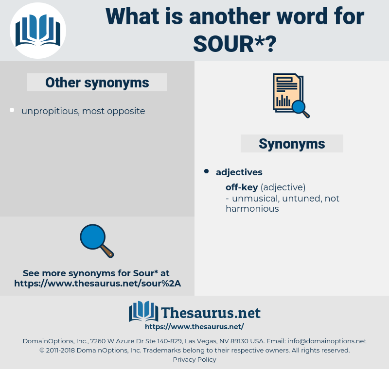 What is another name for sour?