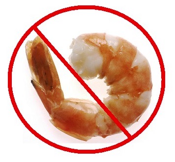What is bad about eating shrimp?