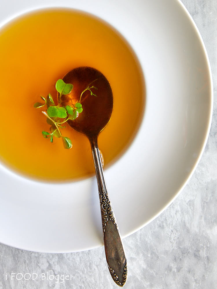 What is beef consommé used for?