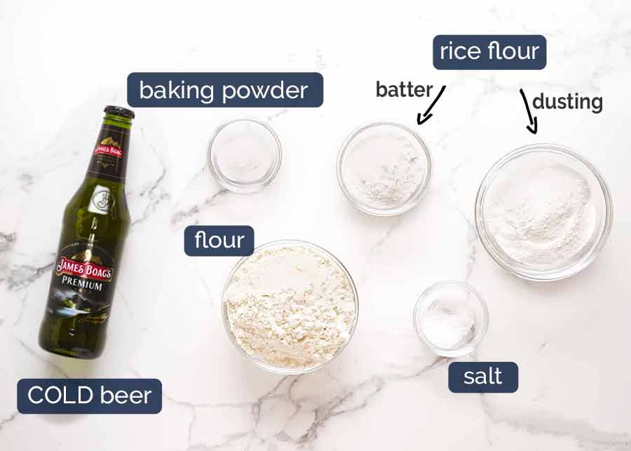 What is beer batter made of?