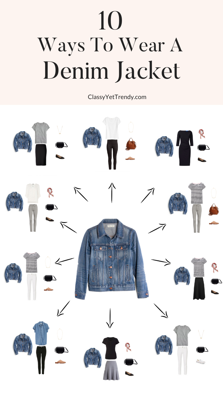 What is best to wear with a jean jacket?