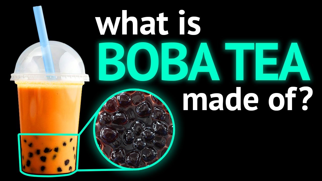 What is boba milk tea made out of?