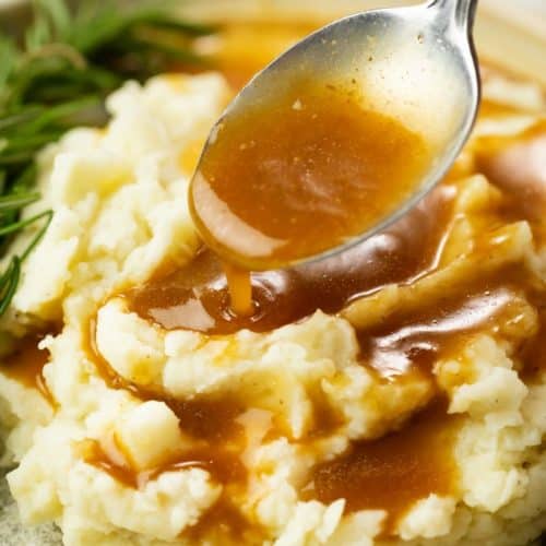 What is brown gravy in?