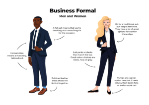 What is business formal interview attire?