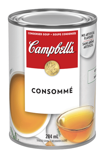 What is canned consommé?