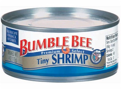 What is canned shrimp used for?