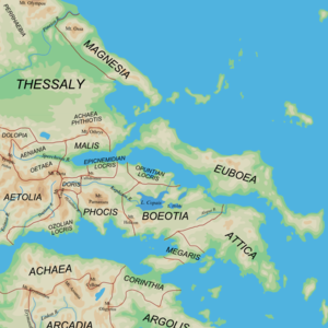 What is central Greece in ancient Greece?