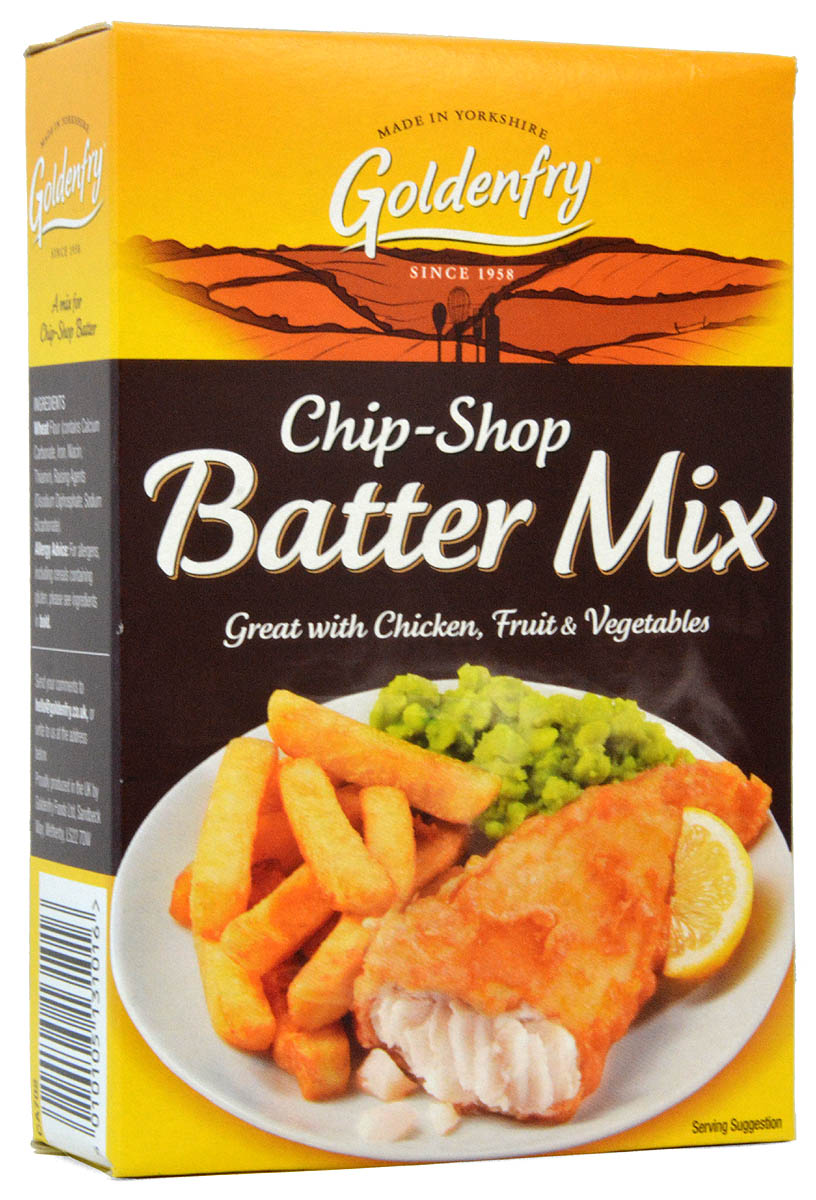 What is chip shop batter made of?