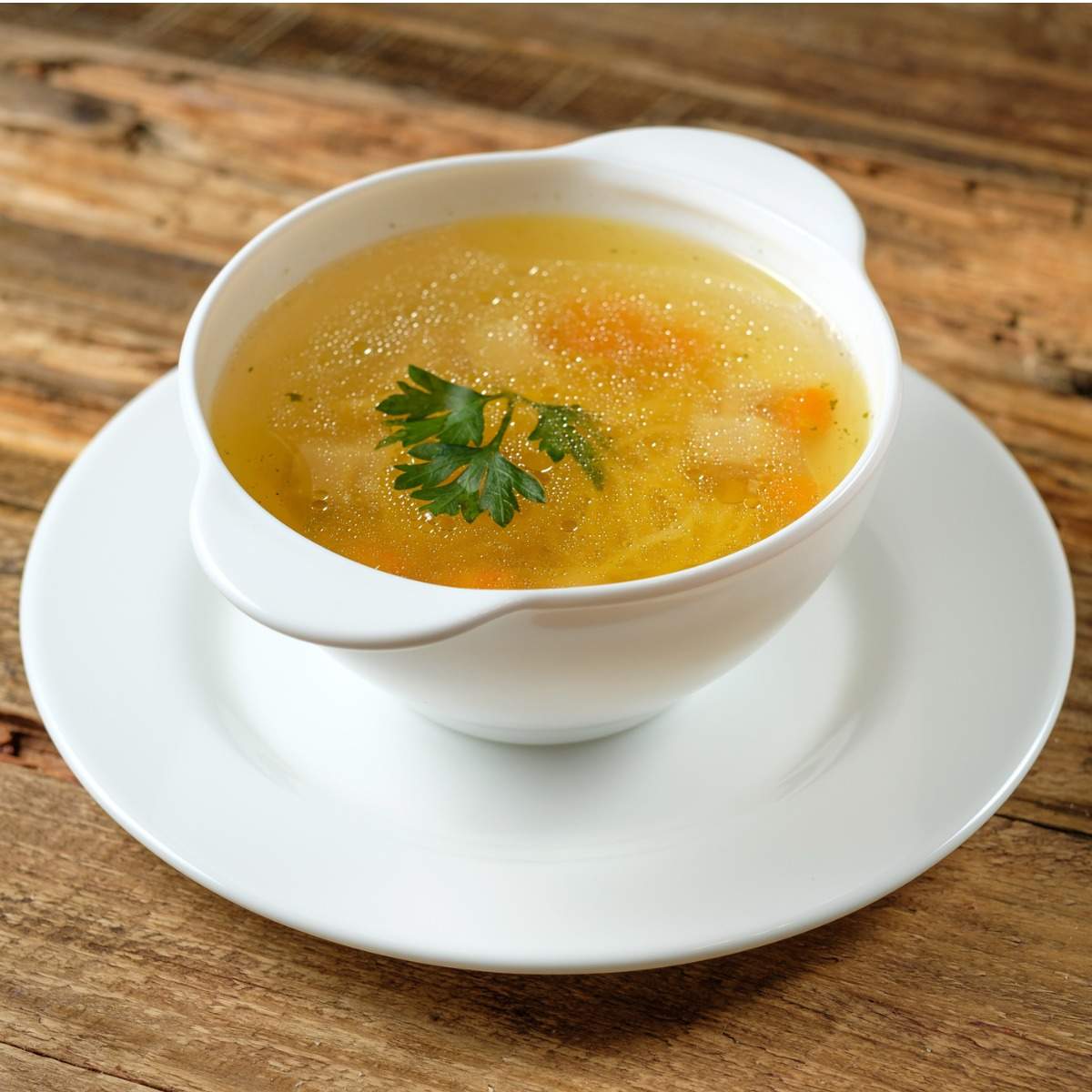 What is clear soup called in English?