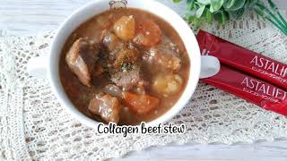 What is collagen in beef stew?