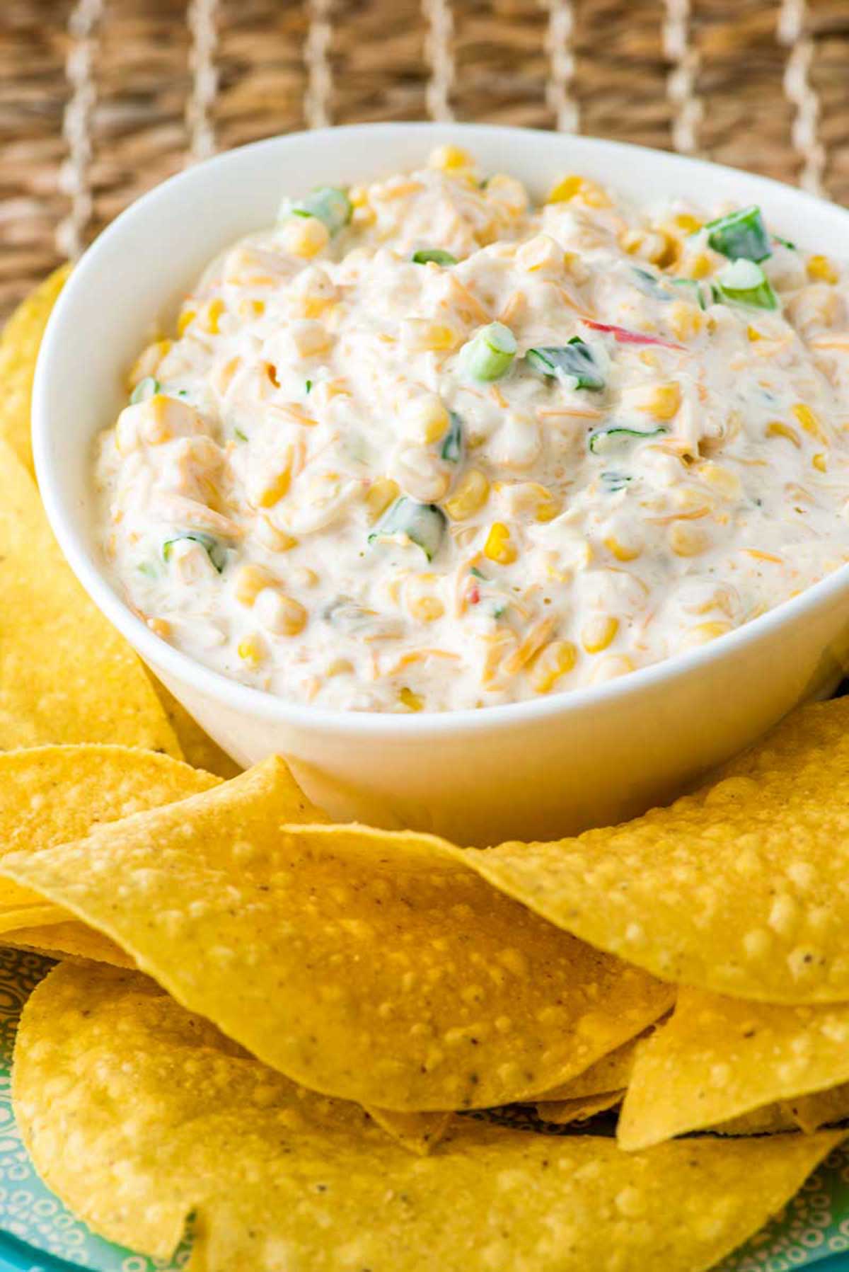 What is corn dip made of?