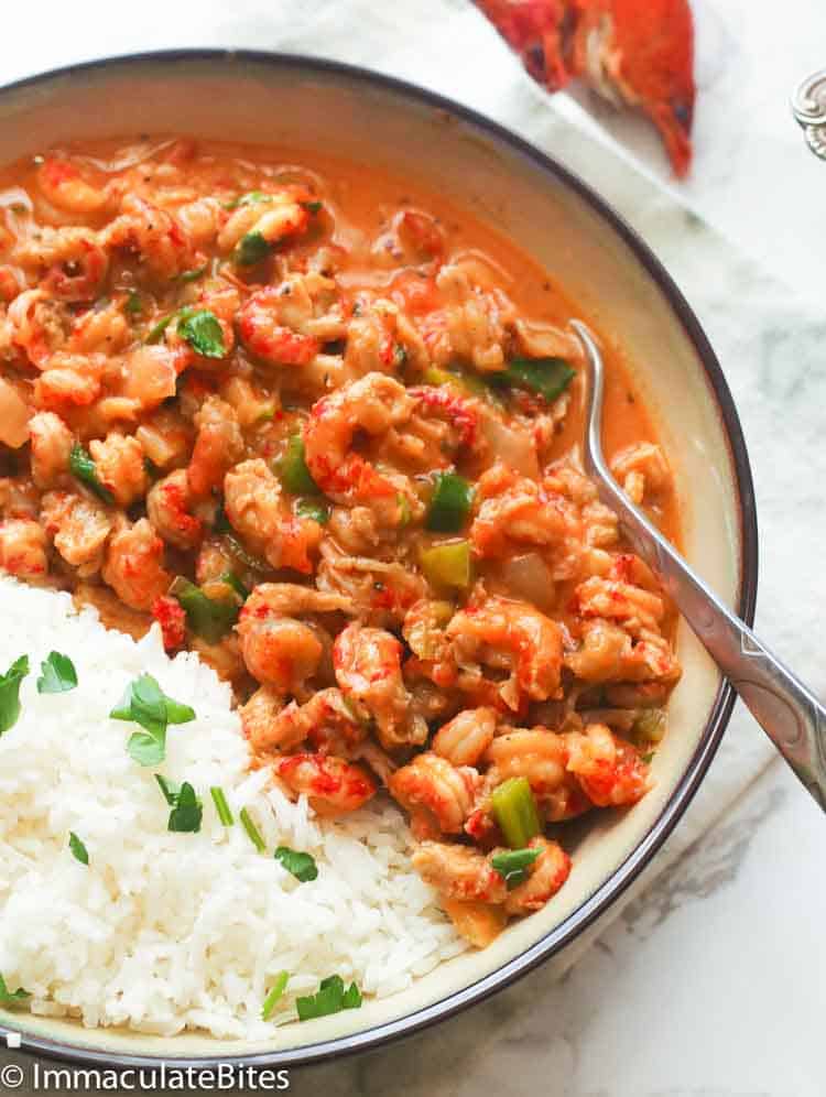 What is crawfish etouffee?