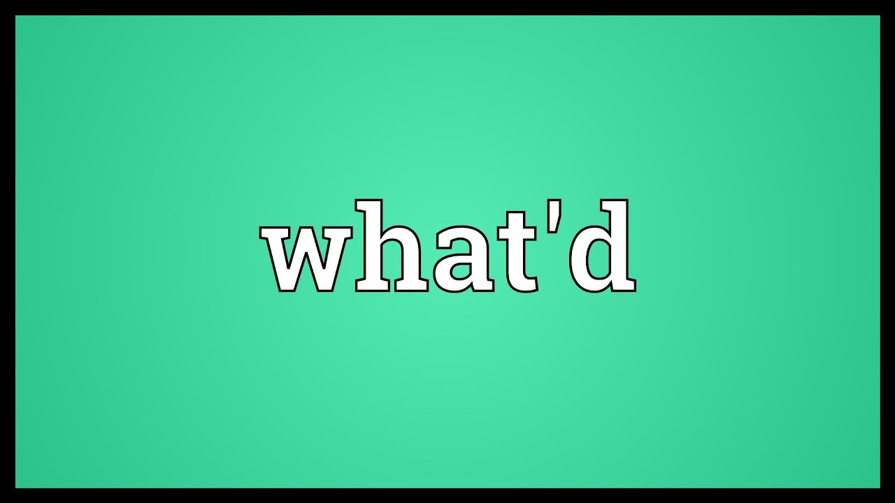 What is D