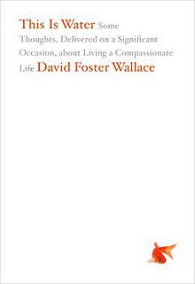 What is David Foster Wallace's central message about education and living a good life?