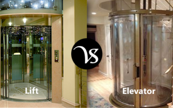 What is difference lift and elevator?