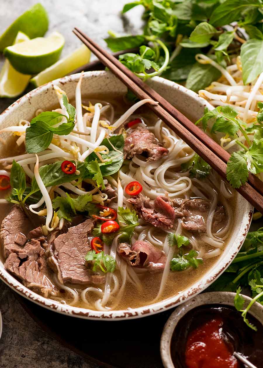 What is different about pho noodles?