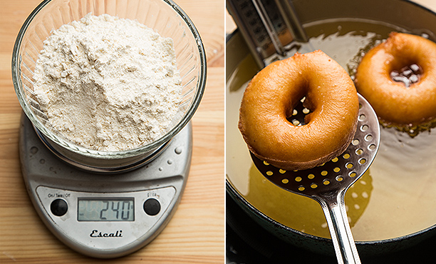 What is doughnut batter made of?