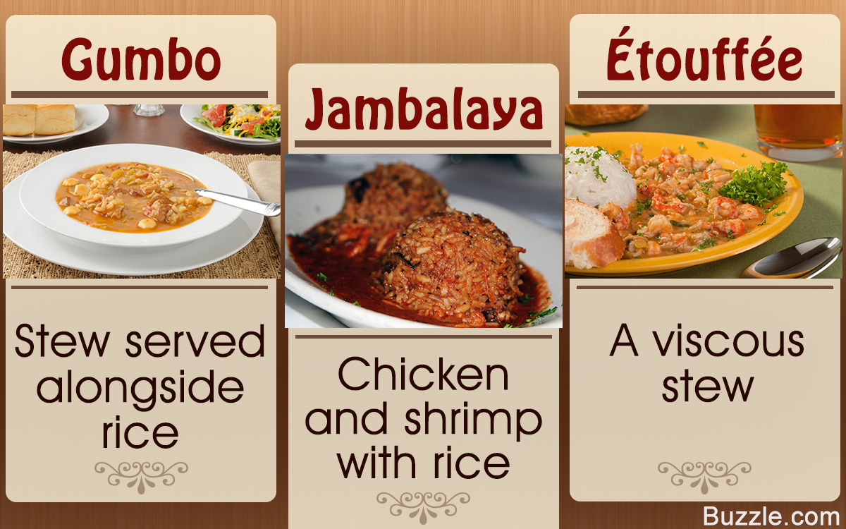 What is etouffee vs gumbo vs jambalaya?