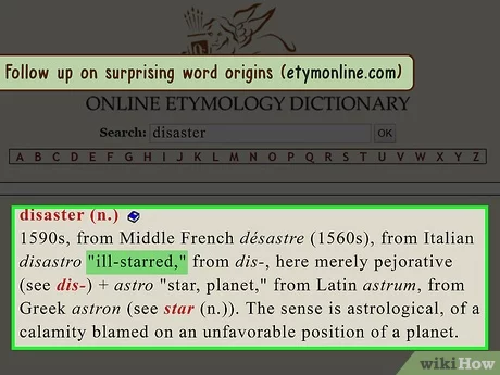 What is etymology in writing?