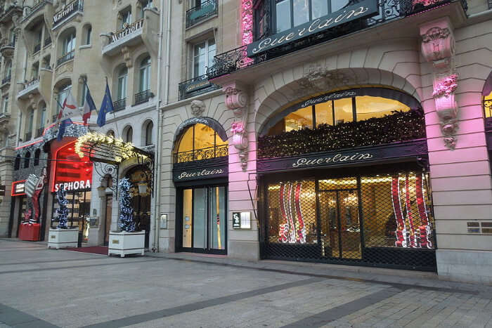 What is famous in France for shopping?