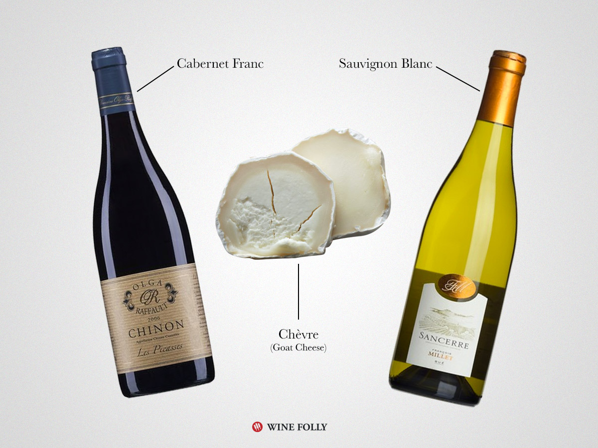 What is goat cheese with wine?