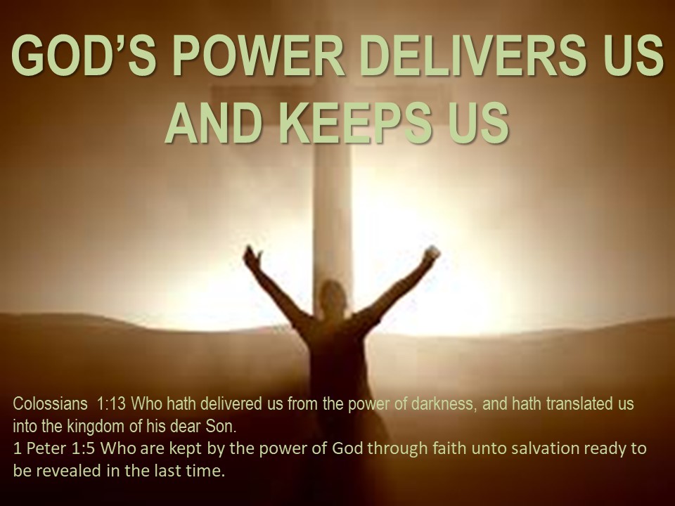 What is God's power in us?