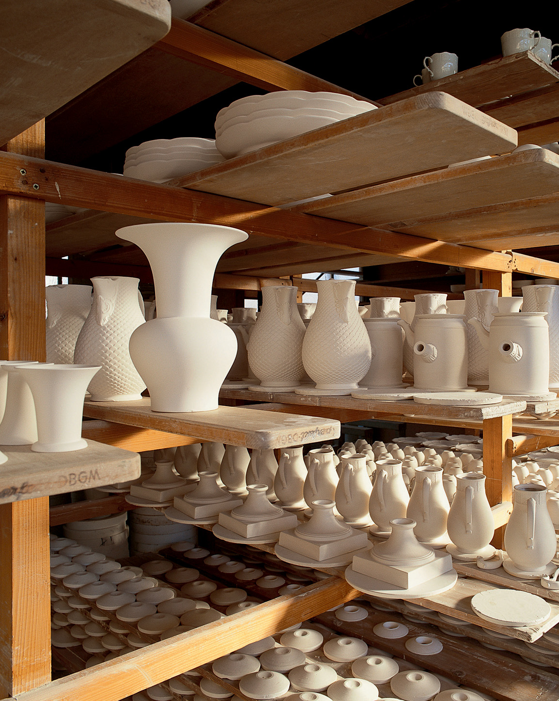 What is greenware pottery?