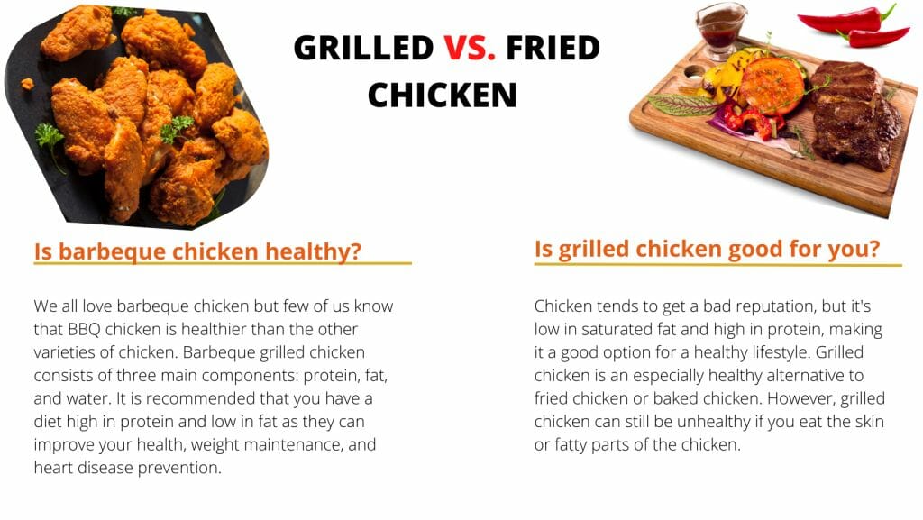 What is healthier baked or grilled chicken?