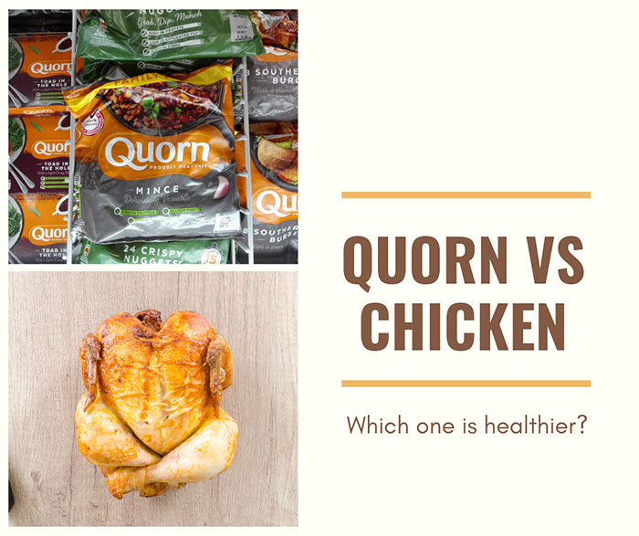What is healthier Quorn or chicken?