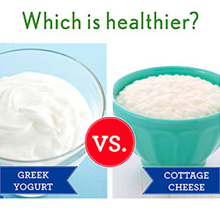 What is healthier than cottage cheese?