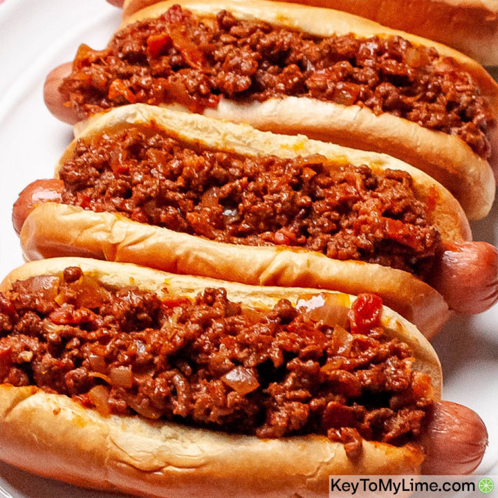 What is hot dog Chilli made of?