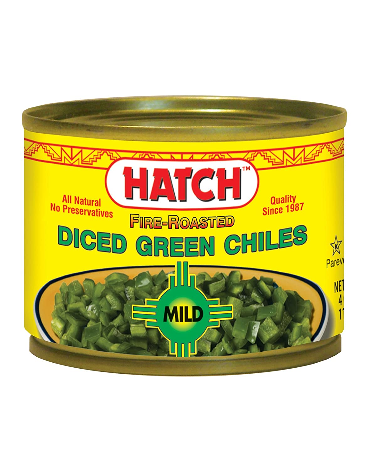 What is in a can of green chilies?