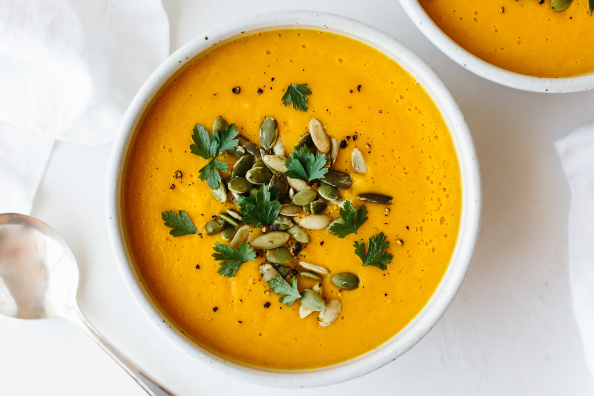 What is in butternut squash bisque?