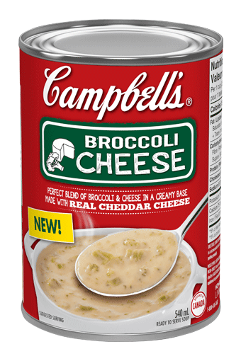 What is in Campbell’s broccoli cheese soup?