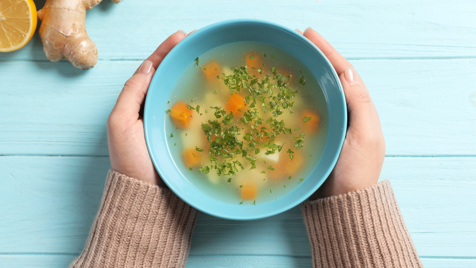 What is in chicken soup that makes you feel better?