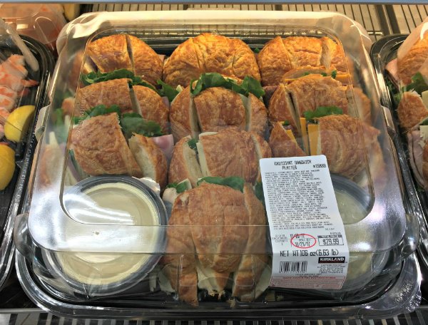 What is in Costco croissant sandwich platter?