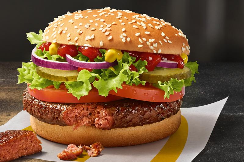 What is in the Mcdonald's veggie patty?